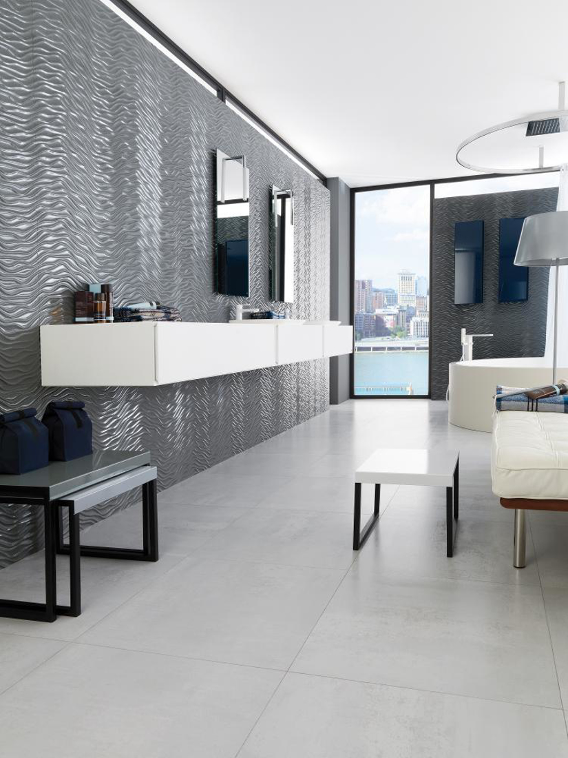 Porcelanosa Beograd. FERROKER ALUMINIO 44,3X44,3