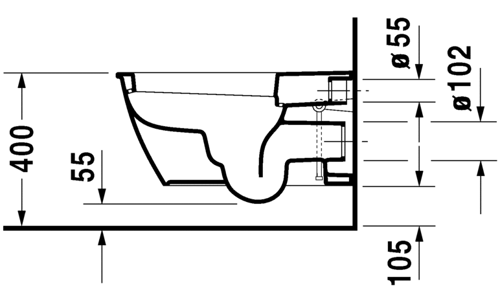 Porcelanosa Beograd. Darling New Toilet wall mounted